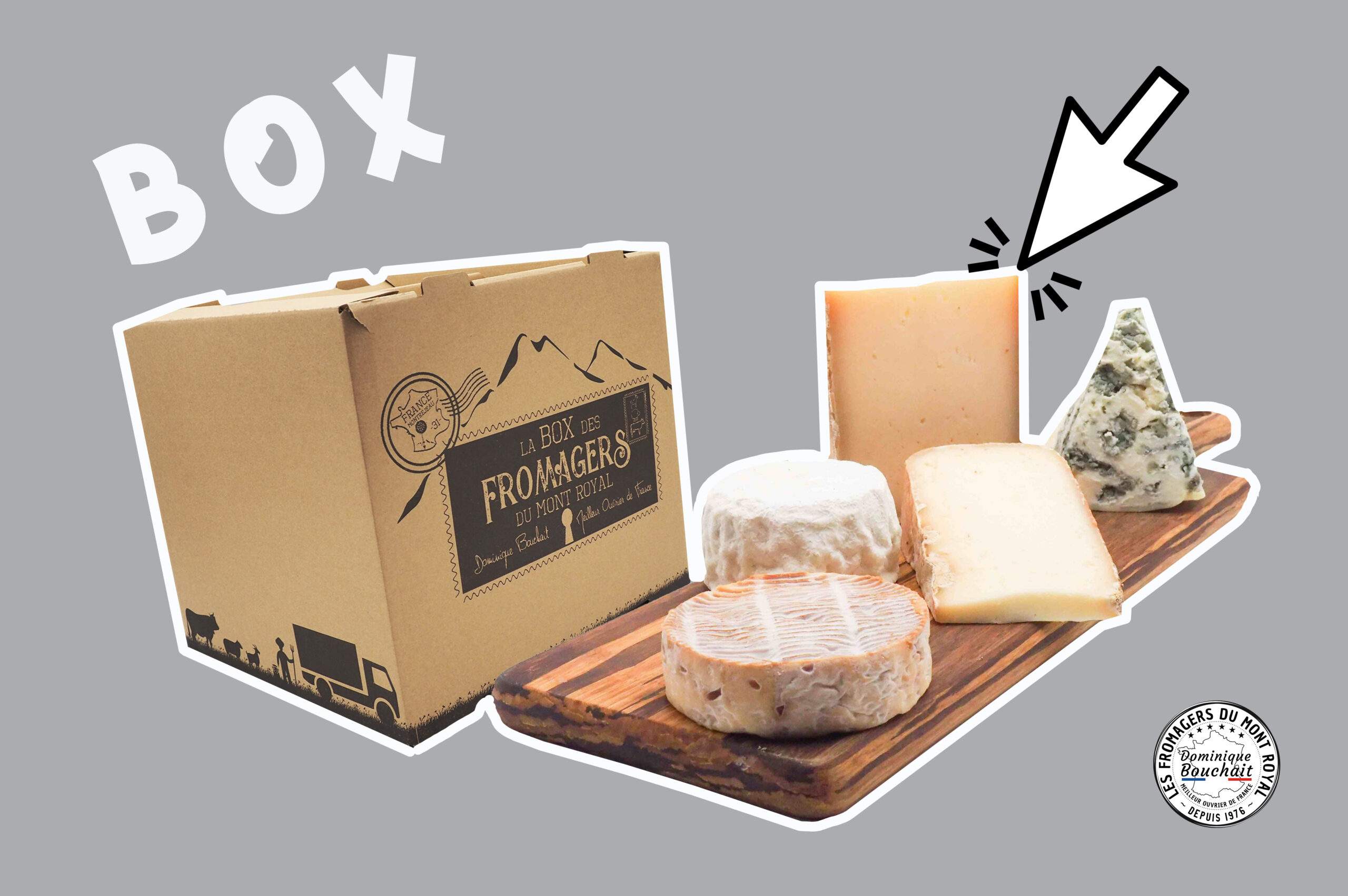 Nos Fromage Box en livraison - Meilleur Ouvrier de France